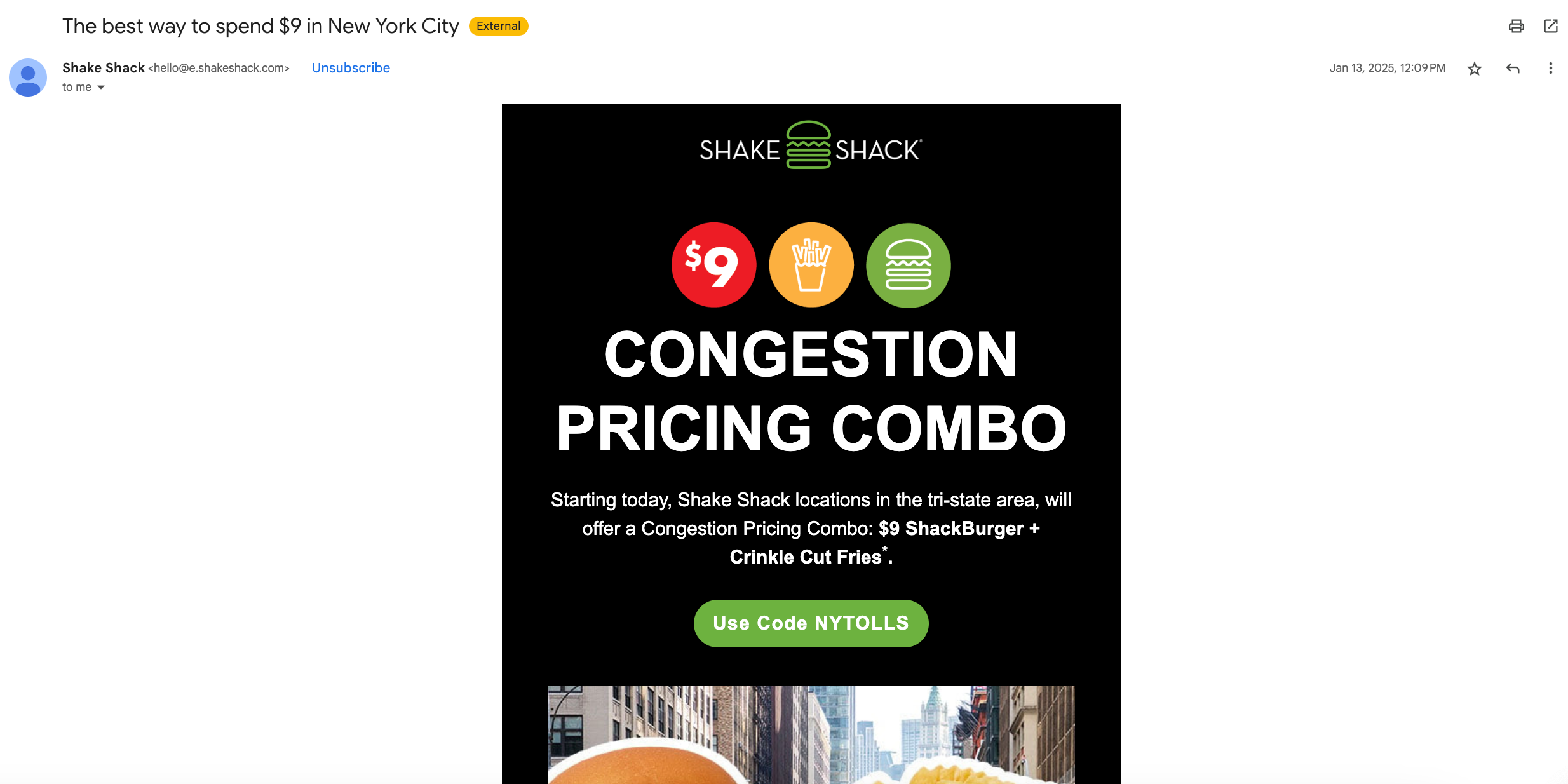 Creative Spotlight: Shake Shack's Congestion Pricing Campaign 🍔 | Braze ...